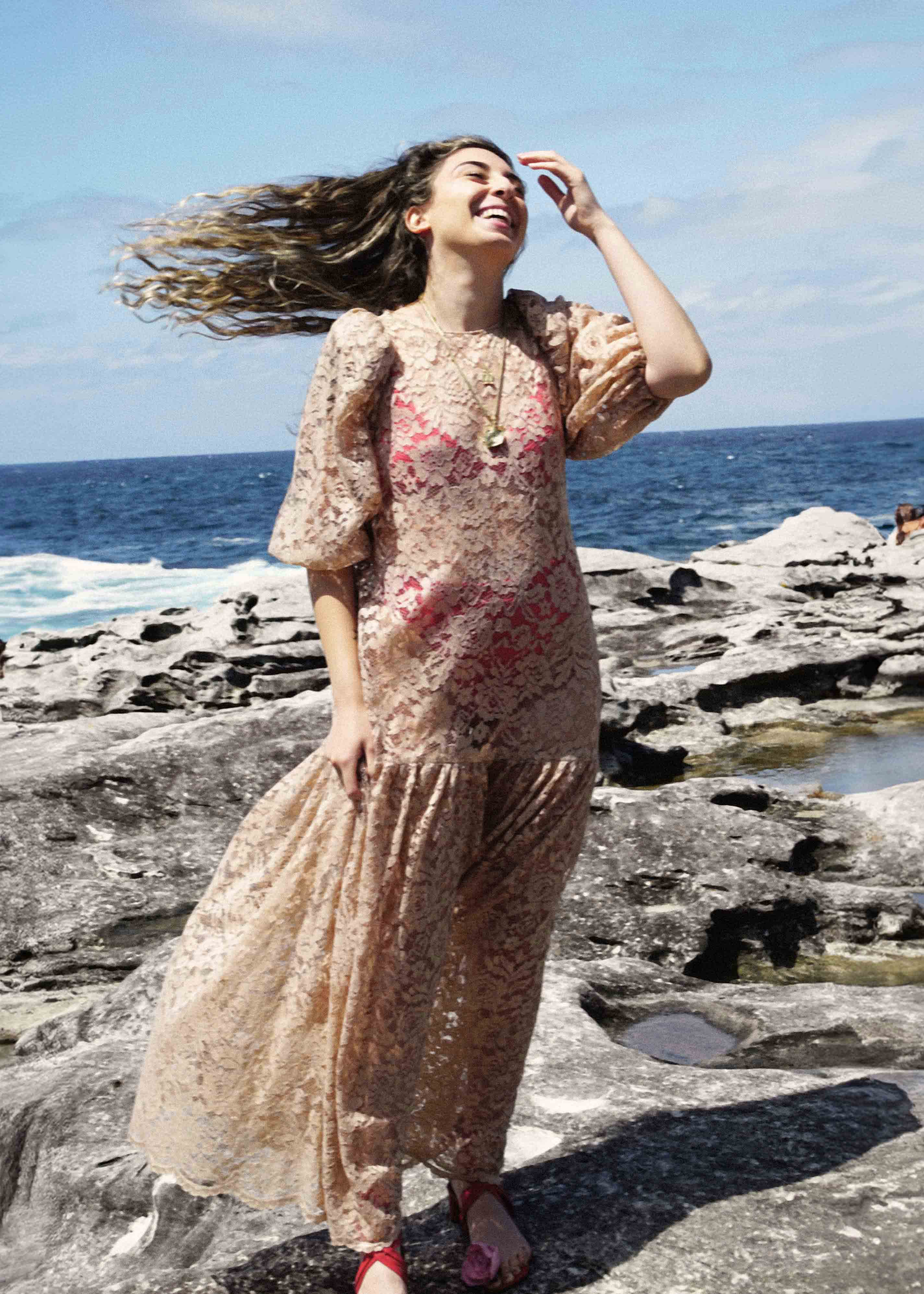 Foley Lace Dress Blush – CONCEPT A LABEL